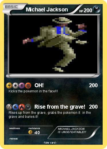 Pokémon Michael Jackson 1463 1463 - OH! - My Pokemon Card