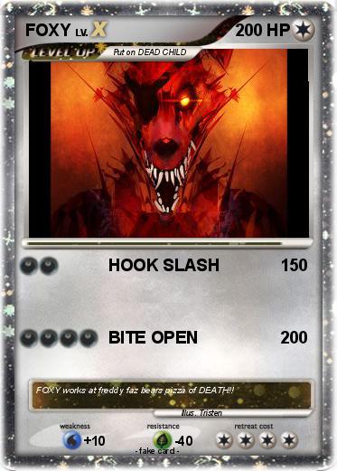 Pokémon FOXY 427 427 - HOOK SLASH - My Pokemon Card
