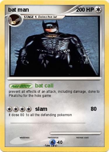 Pokémon bat man 20 20 - bat call - My Pokemon Card