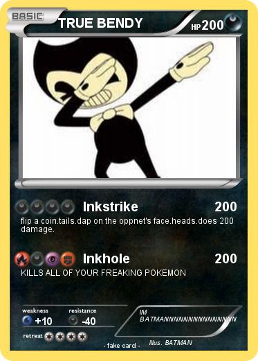 Pokémon TRUE BENDY - Inkstrike - My Pokemon Card