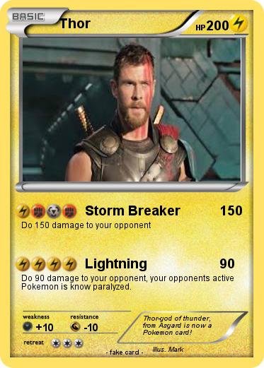 Pokémon Thor 943 943 - Storm Breaker - My Pokemon Card