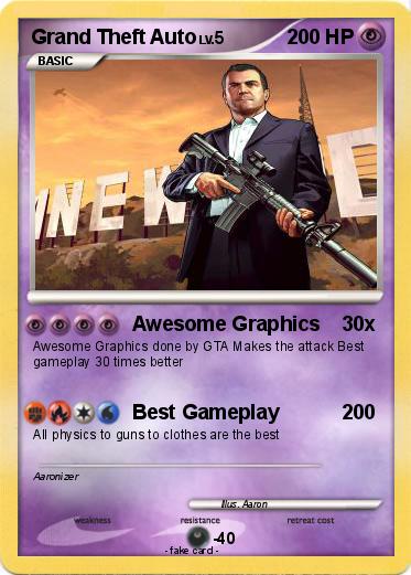 Pokémon Grand Theft Auto 47 47 - Awesome Graphics - My Pokemon Card