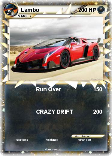 Pokémon Lambo 131 131 - Run Over - My Pokemon Card