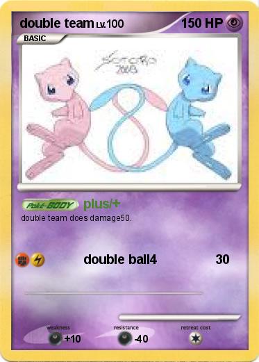 Pokémon double team 2 2 - plus/+ - My Pokemon Card
