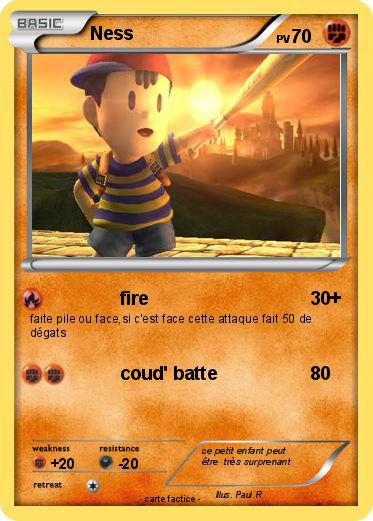 Pokémon Ness 323 323 - fire - Ma carte Pokémon