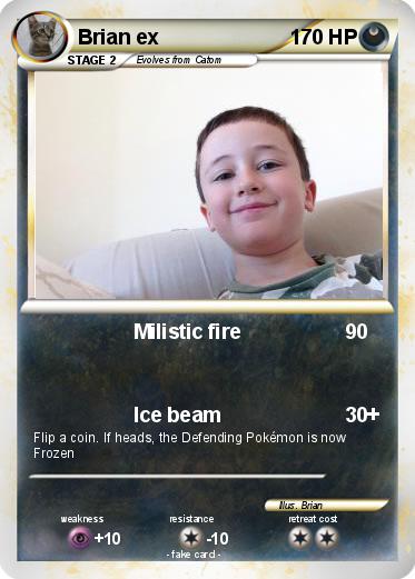 Pokémon Brian ex 2 2 - Milistic fire - My Pokemon Card