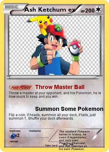 Pokémon Ash Ketchum 369 369 - Throw Master Ball - My Pokemon Card