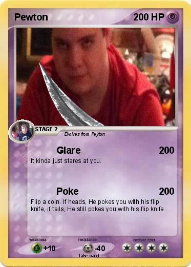 Pokémon Pewton - Glare - My Pokemon Card