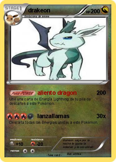 Pokémon drakeon 51 51 - aliento dragon - Mi carta pokémon