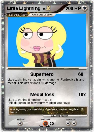 Pokémon Little Lightning - Superhero - My Pokemon Card