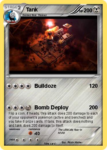 Pokémon Tank 663 663 - Bulldoze - My Pokemon Card