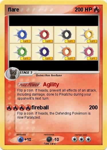 Pokémon flare 360 360 - Agility - My Pokemon Card