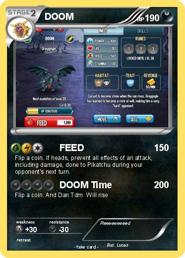 Pokémon DOOM 550 550 - FEED - My Pokemon Card