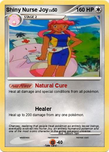 Pokémon Shiny Nurse Joy - Natural Cure - My Pokemon Card