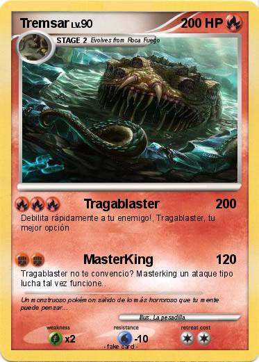 Pokémon Tremsar - Tragablaster - My Pokemon Card