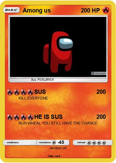 Pokémon Among us 272 272 - SUS - My Pokemon Card