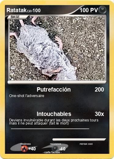 Pokémon Ratatak 6 6 - Putrefacción - Ma carte Pokémon