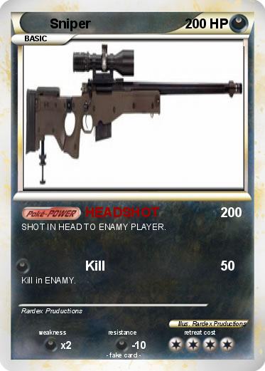 Pokémon Sniper 850 850 - HEADSHOT - My Pokemon Card