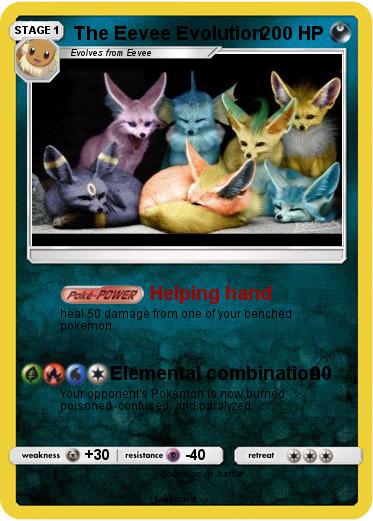 Pokémon The Eevee Evolution - Helping hand - My Pokemon Card