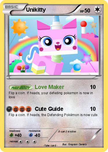 Pokémon Unikitty 77 77 - Love Maker - My Pokemon Card