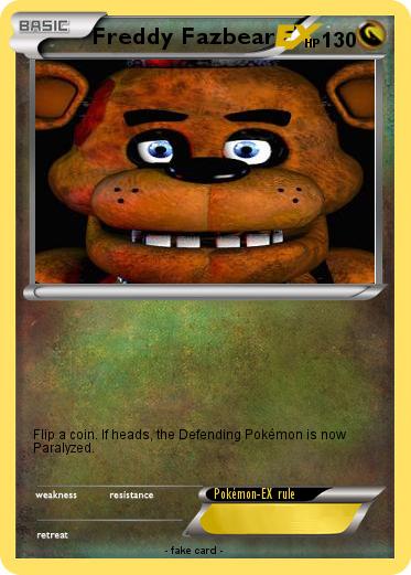 Pokémon Freddy Fazbear 1460 1460 - My Pokemon Card