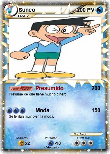 Pokémon Suneo 22 22 - Presumido - Mi carta pokémon