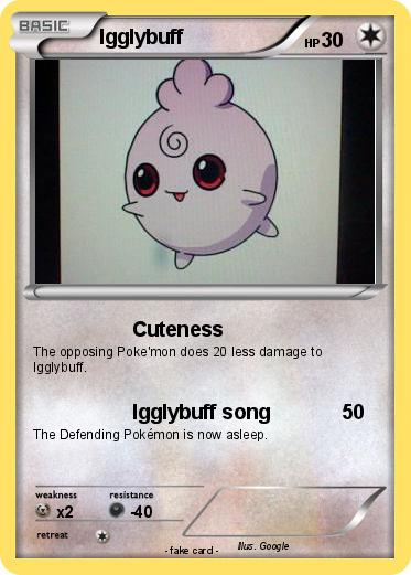 Pokémon Igglybuff 49 49 - Cuteness - My Pokemon Card