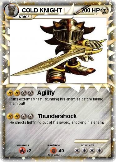 Pokémon COLD KNIGHT - Agility - My Pokemon Card