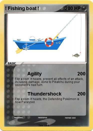 Pokémon Fishing boat 2 2 - Agility - My Pokemon Card