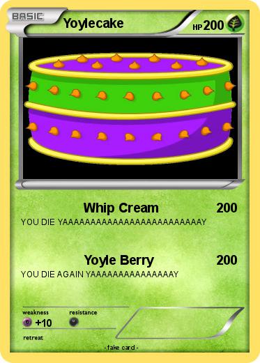 Pokémon Yoylecake 1 1 - Whip Cream - My Pokemon Card