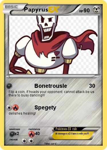 Pokémon Papyrus 452 452 - Bonetrousle - My Pokemon Card