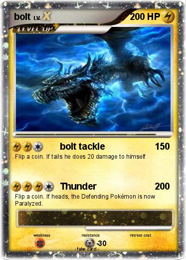 Pokémon bolt 348 348 - bolt tackle - My Pokemon Card
