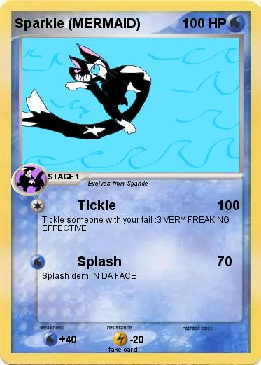 Pokémon Sparkle MERMAID - Tickle - My Pokemon Card