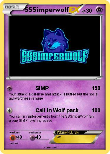 Pokémon SSSimperwolf - SIMP - My Pokemon Card
