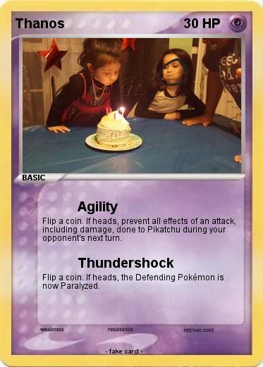 Pokémon Thanos 987 987 - Agility - My Pokemon Card