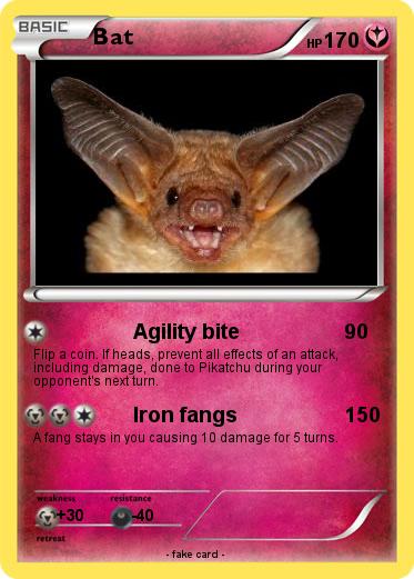 Pokémon Bat 612 612 - Agility bite - My Pokemon Card