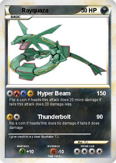 Pokémon Rayquaza 7830 7830 - Hyper Beam - My Pokemon Card