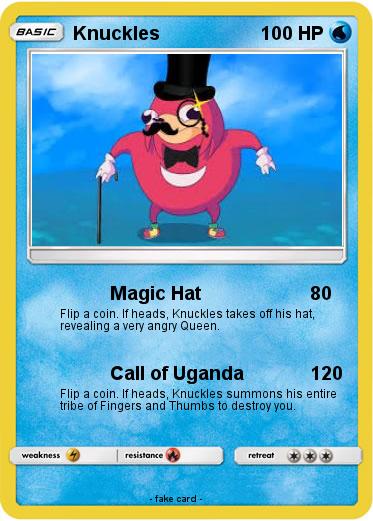 Pokémon Knuckles 885 885 - Magic Hat - My Pokemon Card
