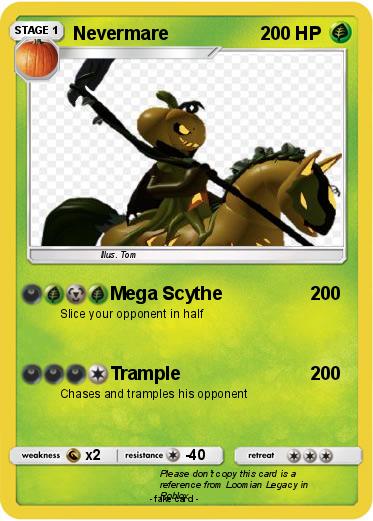 Pokémon Nevermare - Mega Scythe - My Pokemon Card