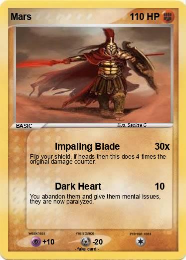 Pokémon Mars 223 223 - Impaling Blade - My Pokemon Card