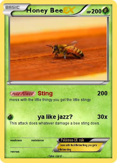 Pokémon Honey Bee 11 11 - Sting - My Pokemon Card