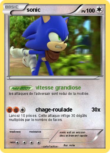 Pokémon sonic 9996 9996 - vitesse grandiose - Ma carte Pokémon