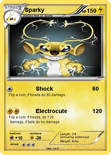 Pokémon Sparky 286 286 - Shock - My Pokemon Card