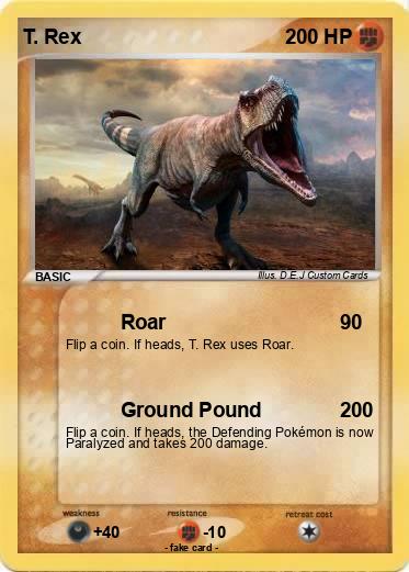 Pokémon T Rex 1188 1188 - Roar - My Pokemon Card