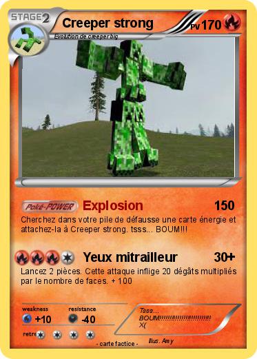 Pokémon Creeper strong - Explosion - Ma carte Pokémon