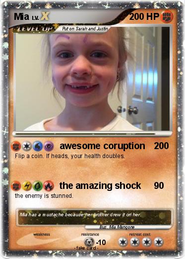 Pokémon Mia 184 184 - awesome coruption - My Pokemon Card