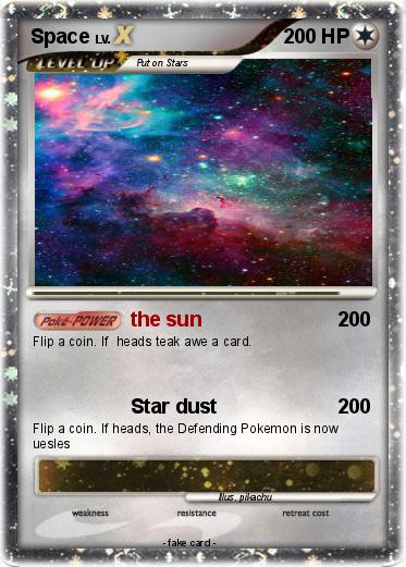 Pokémon Space 851 851 - the sun - My Pokemon Card