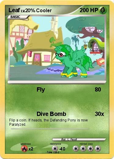 Pokémon Leaf 61 61 - Fly - My Pokemon Card