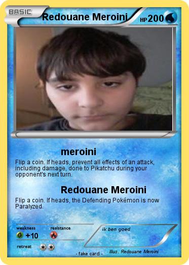 Pokémon Redouane Meroini - meroini - My Pokemon Card