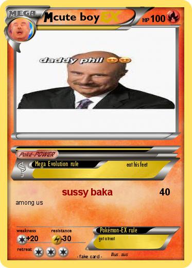 Pokémon cute boy 12 12 - sussy baka - My Pokemon Card